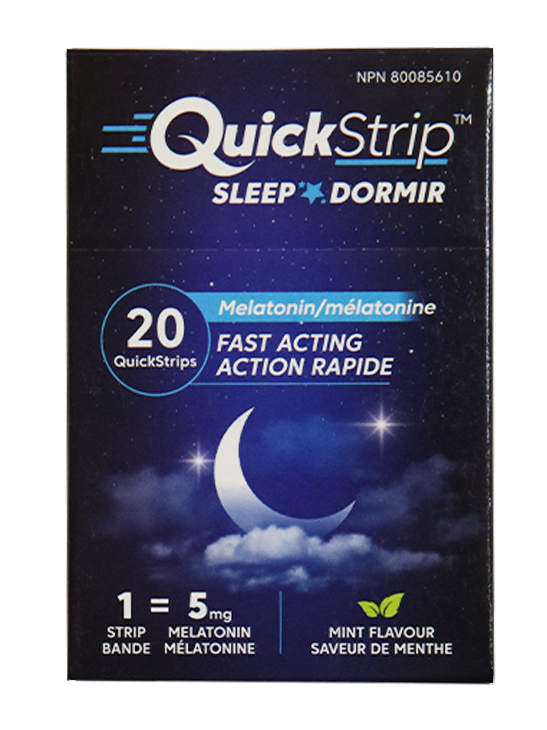 QuickStrip Sleep | QuickStrip Sleep with Melatonin – QuickStrip Canada